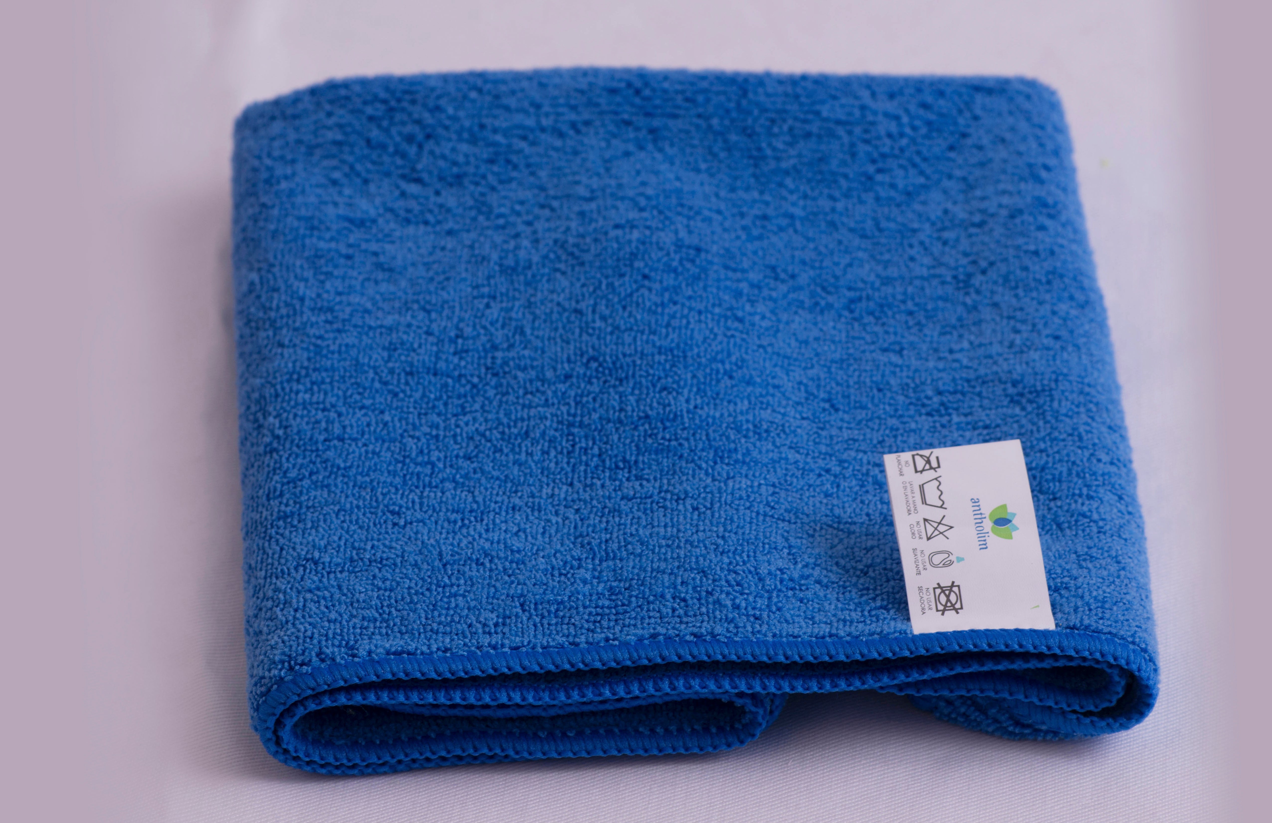 PAÑO DE MICROFIBRA 40x40 cm AZUL – Antholim-TEXHI